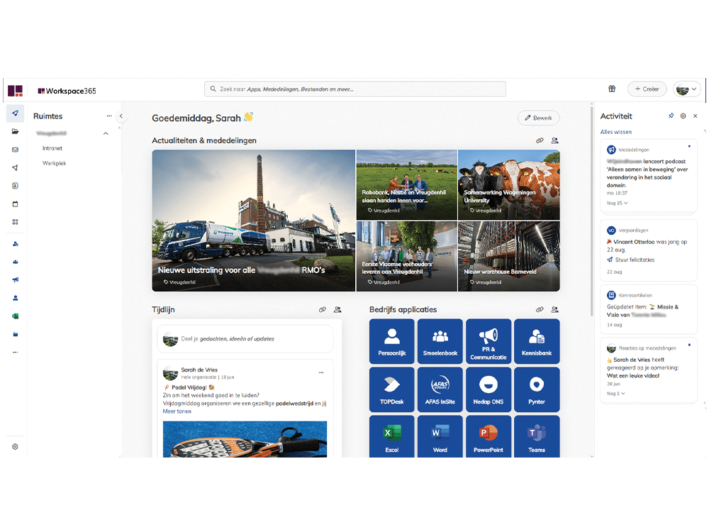 Workspace 365 | Eén platform, één ervaring